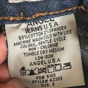 Angel | Jeans | Brand Nwt Angel High Rise Wide Leg Flare Jeans In Dark ...